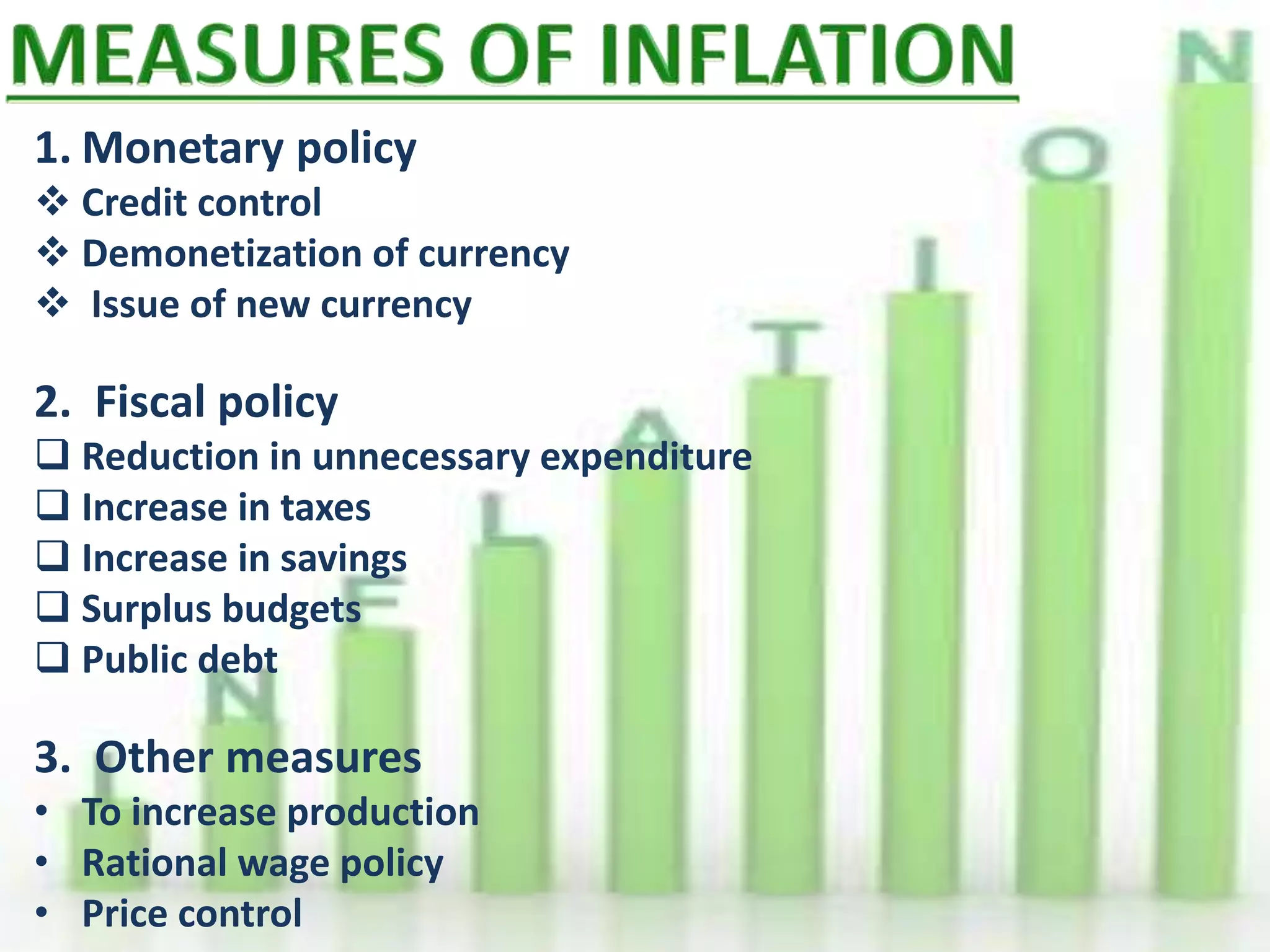 INFLATION ITS TYPES, CAUSES, CONSEQUENCES AND MEASURES. | PPTX