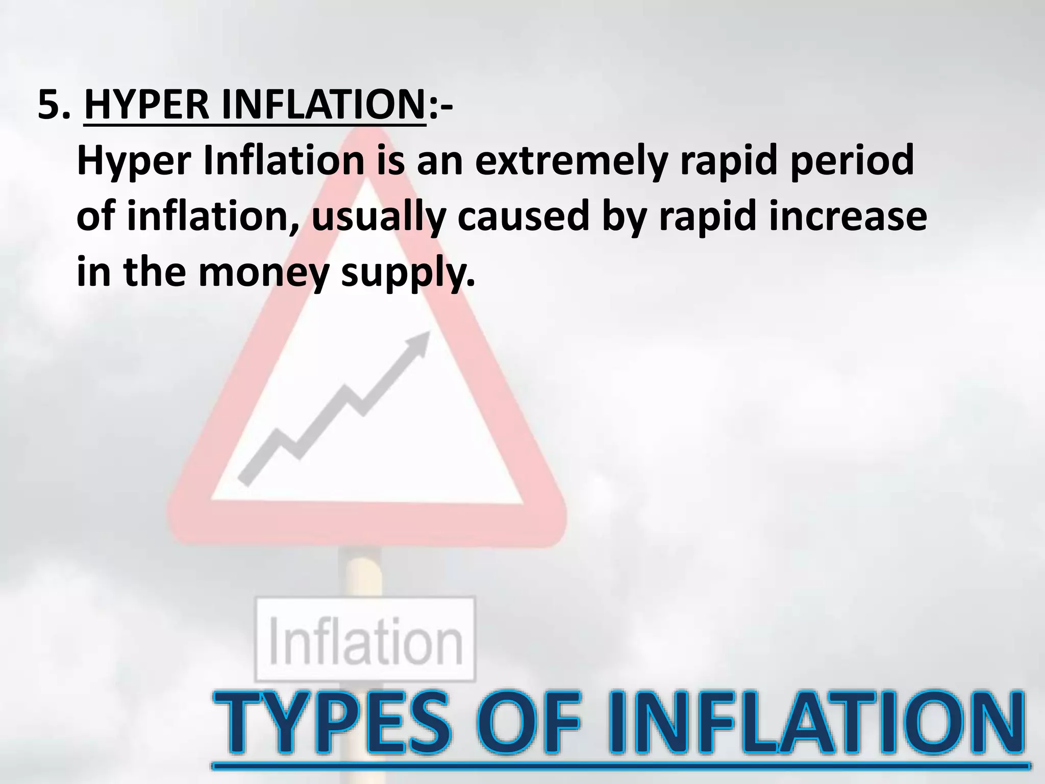 INFLATION ITS TYPES, CAUSES, CONSEQUENCES AND MEASURES. | PPTX
