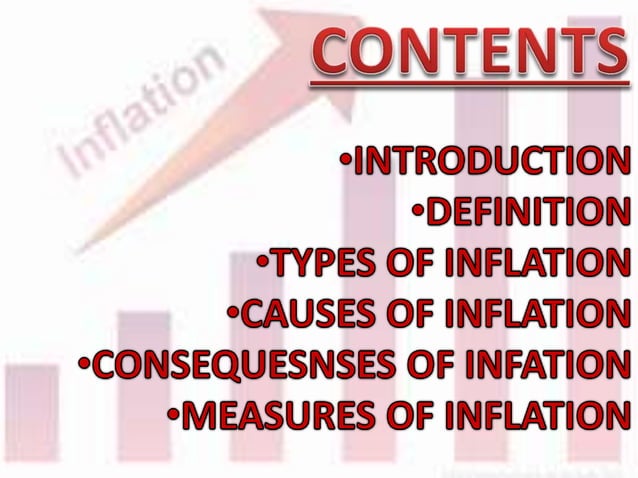 INFLATION ITS TYPES, CAUSES, CONSEQUENCES AND MEASURES. | PPTX