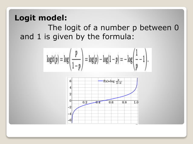 linear probit model | PPT