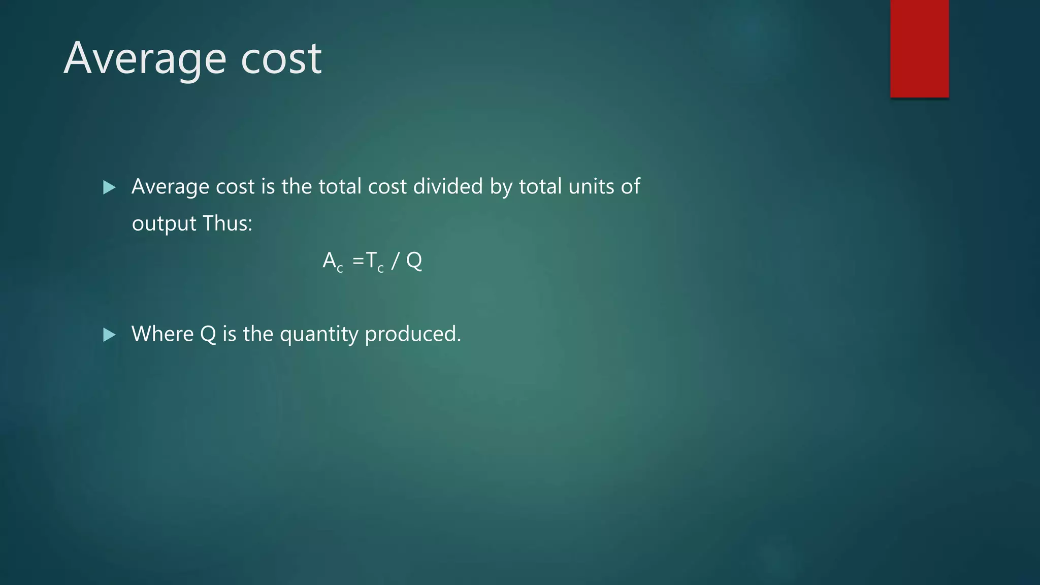 Cost and its types | PPTX