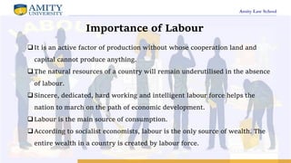 Factors of production (land and labour) | PPTX | Business | Business ...