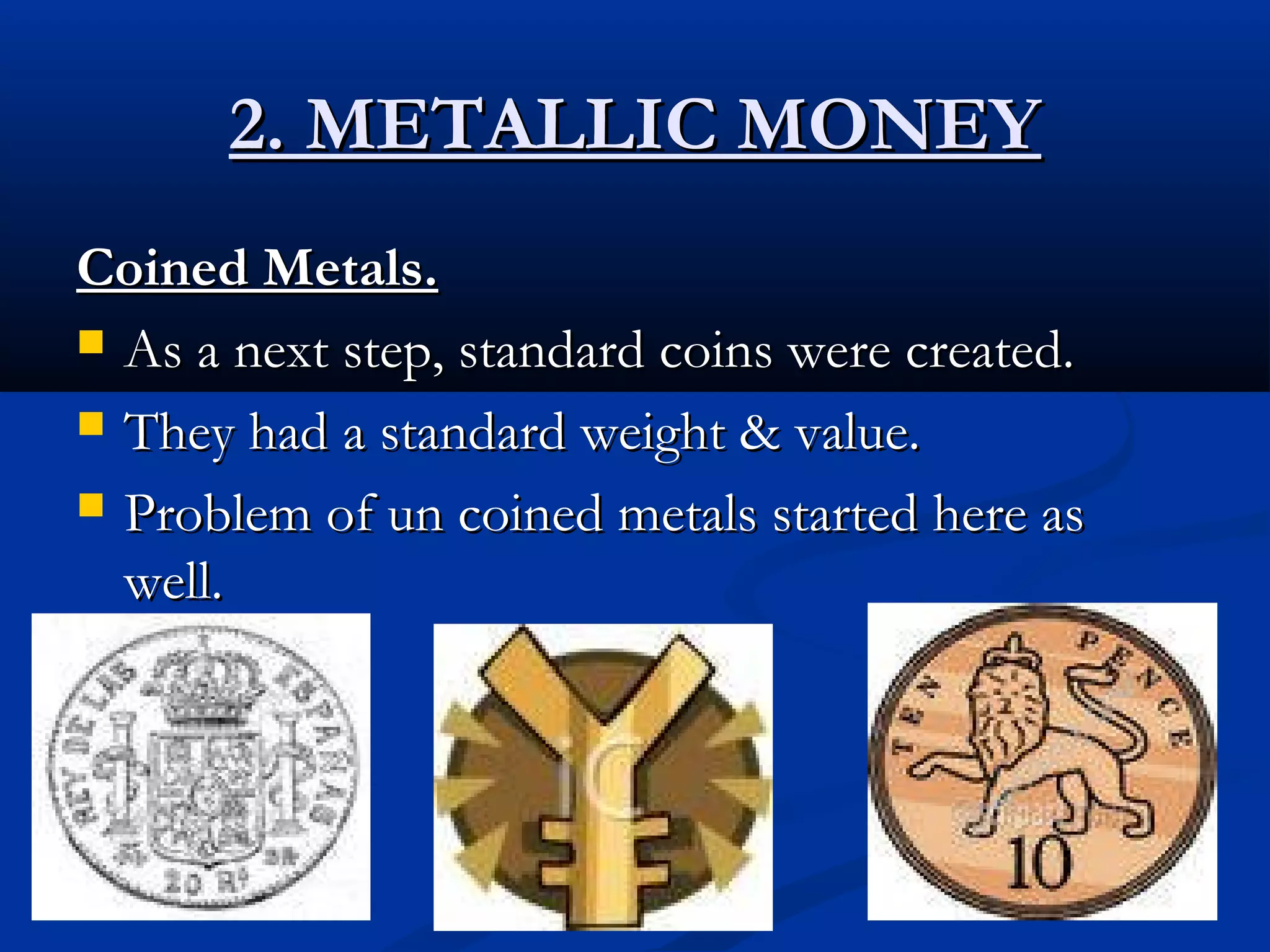 evolution of money | PPT