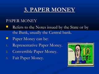 evolution of money | PPT