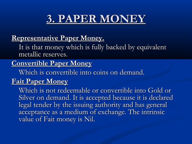 evolution of money | PPT