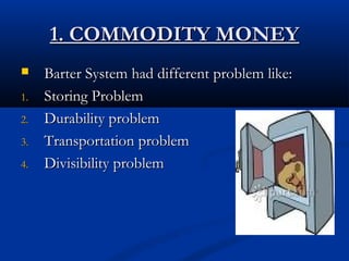 evolution of money | PPT