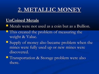 evolution of money | PPT