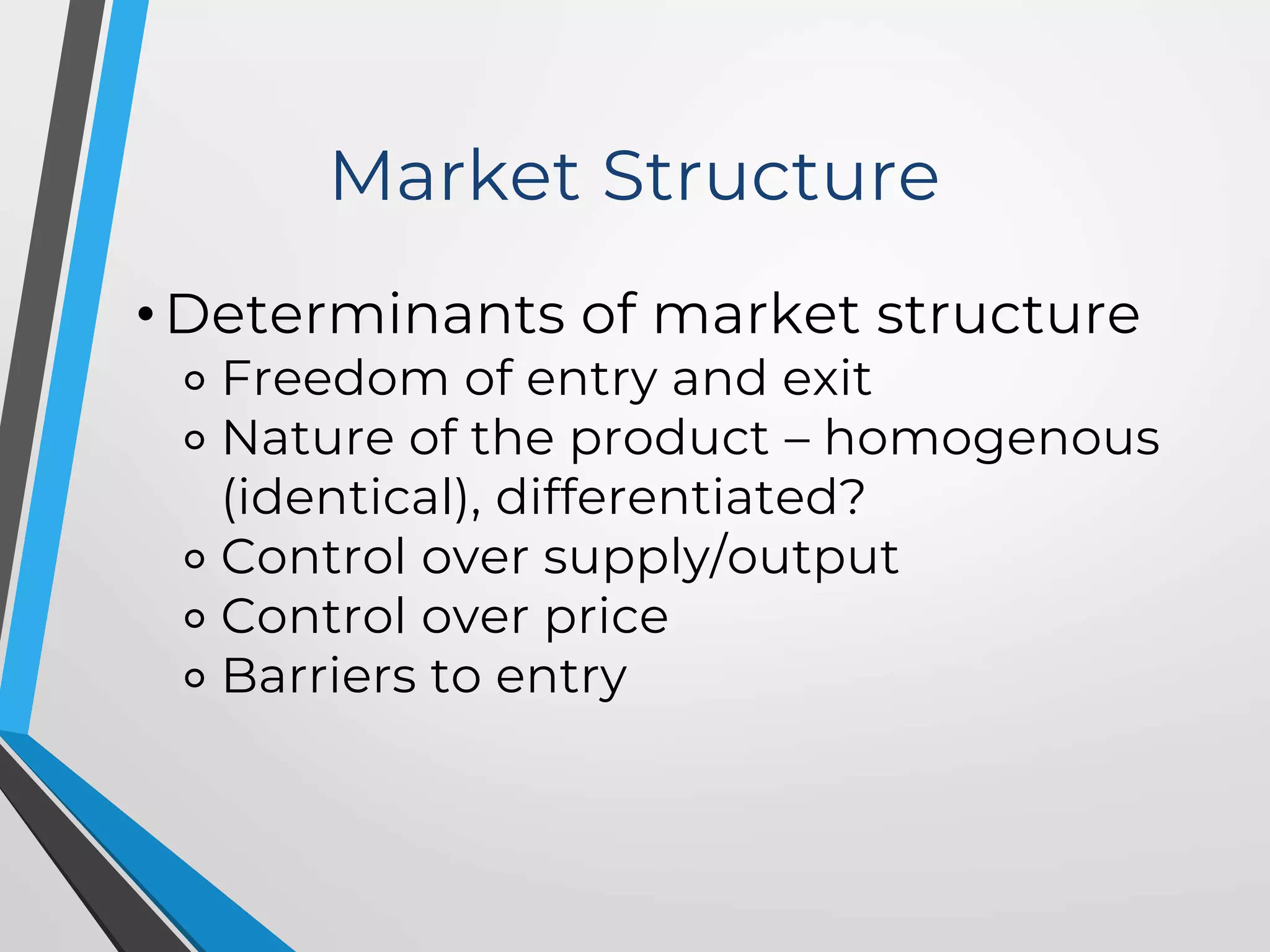 Economics Project on Market Structure Class 11 | PPTX