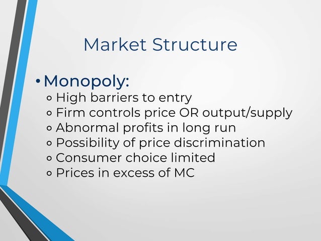 Economics Project on Market Structure Class 11 | PPTX | Large Business ...