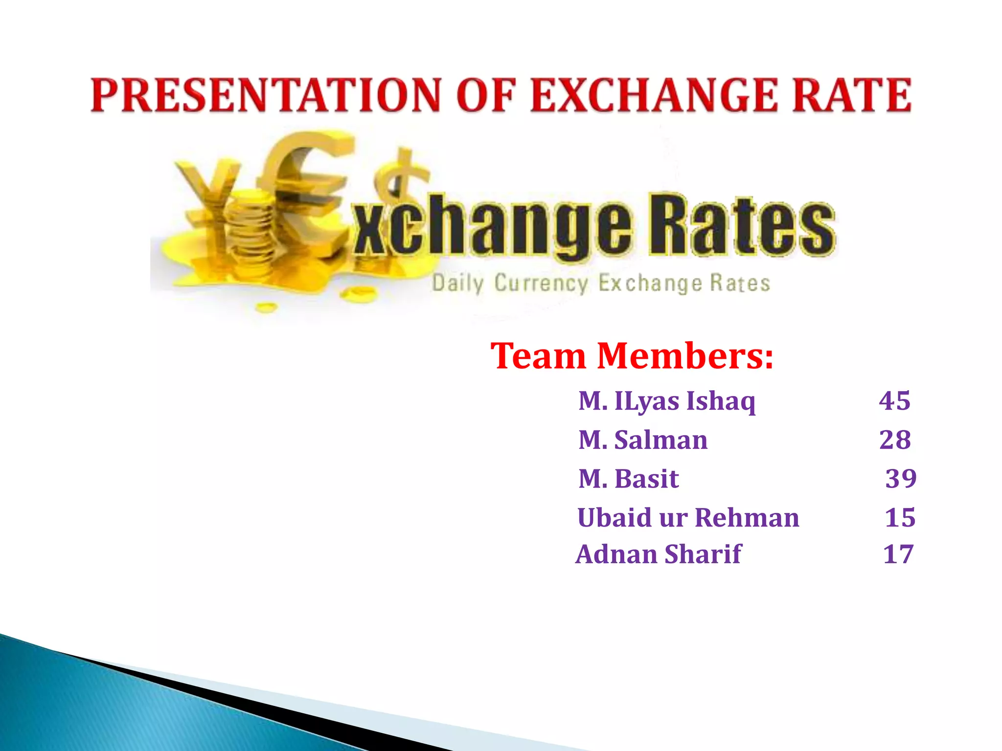 Exchange Rate | PPT