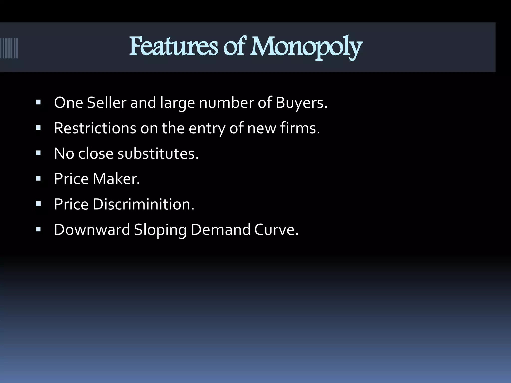 Monopoly Economics presentation | PPTX