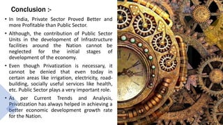 Privatization in India | PPTX