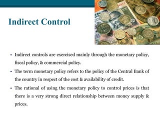 Methods of Price Control | PPTX
