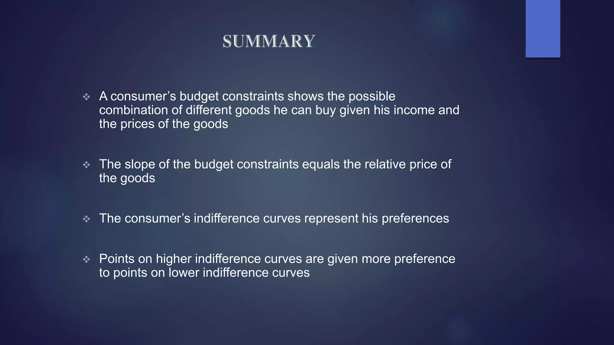 THEORY OF CONSUMER CHOICE | PPTX