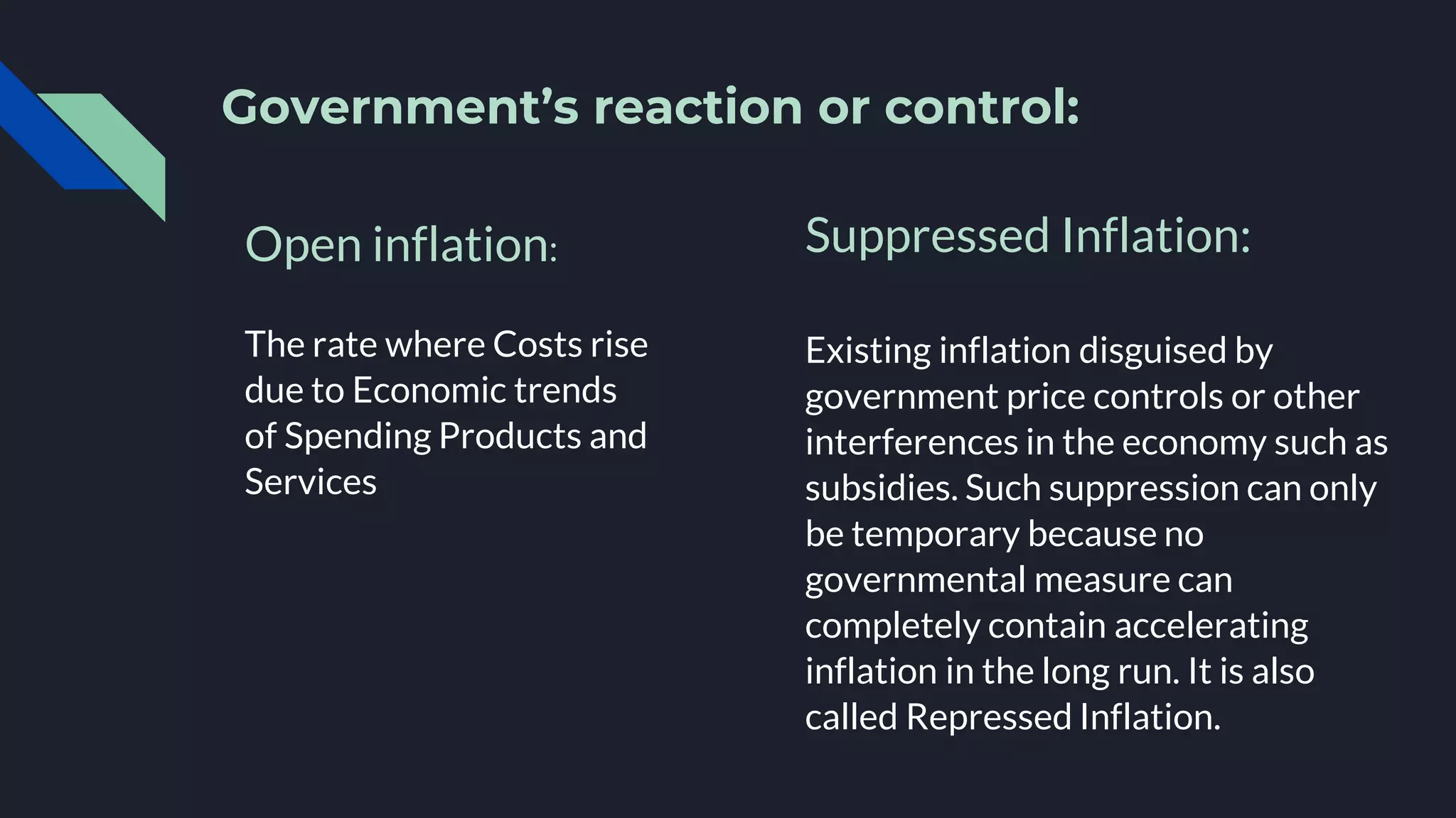 Inflation (Economics presentation) | PPTX