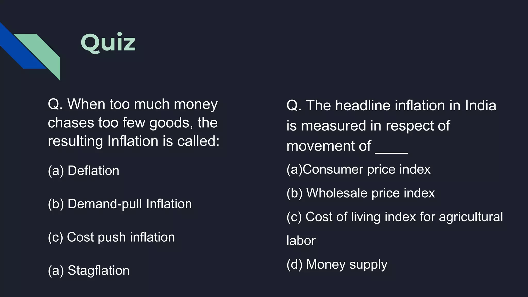 Inflation (Economics presentation) | PPTX