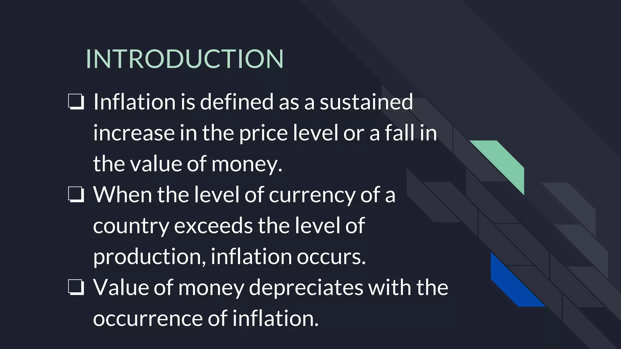 Inflation (Economics presentation) | PPTX