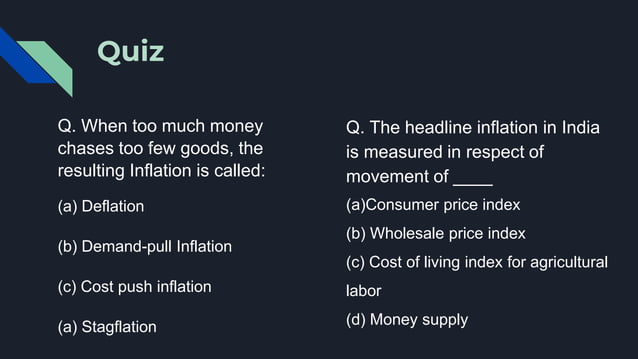 Inflation (Economics presentation) | PPTX | Commodities | Economy