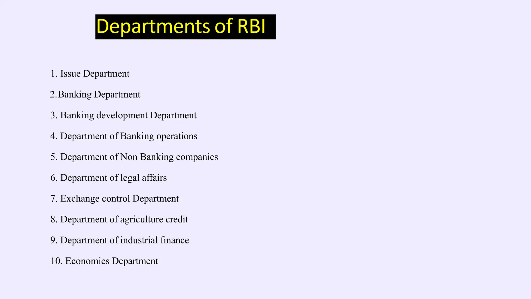 Presentation on RBI and its functions , advantage and disadvantage | PPTX