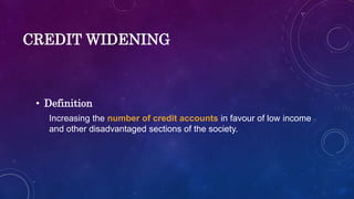 Credit widening | PPTX
