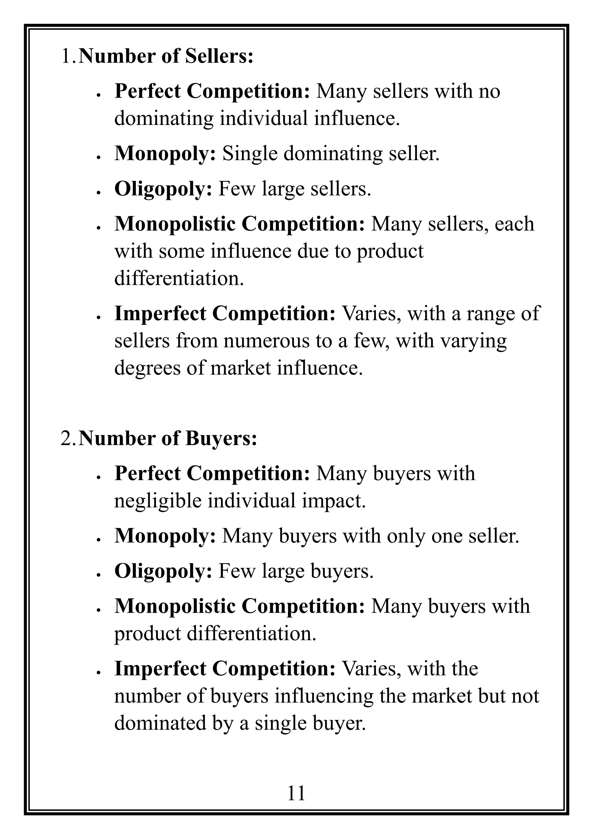 Economics Project (Main forms of Market) | DOCX