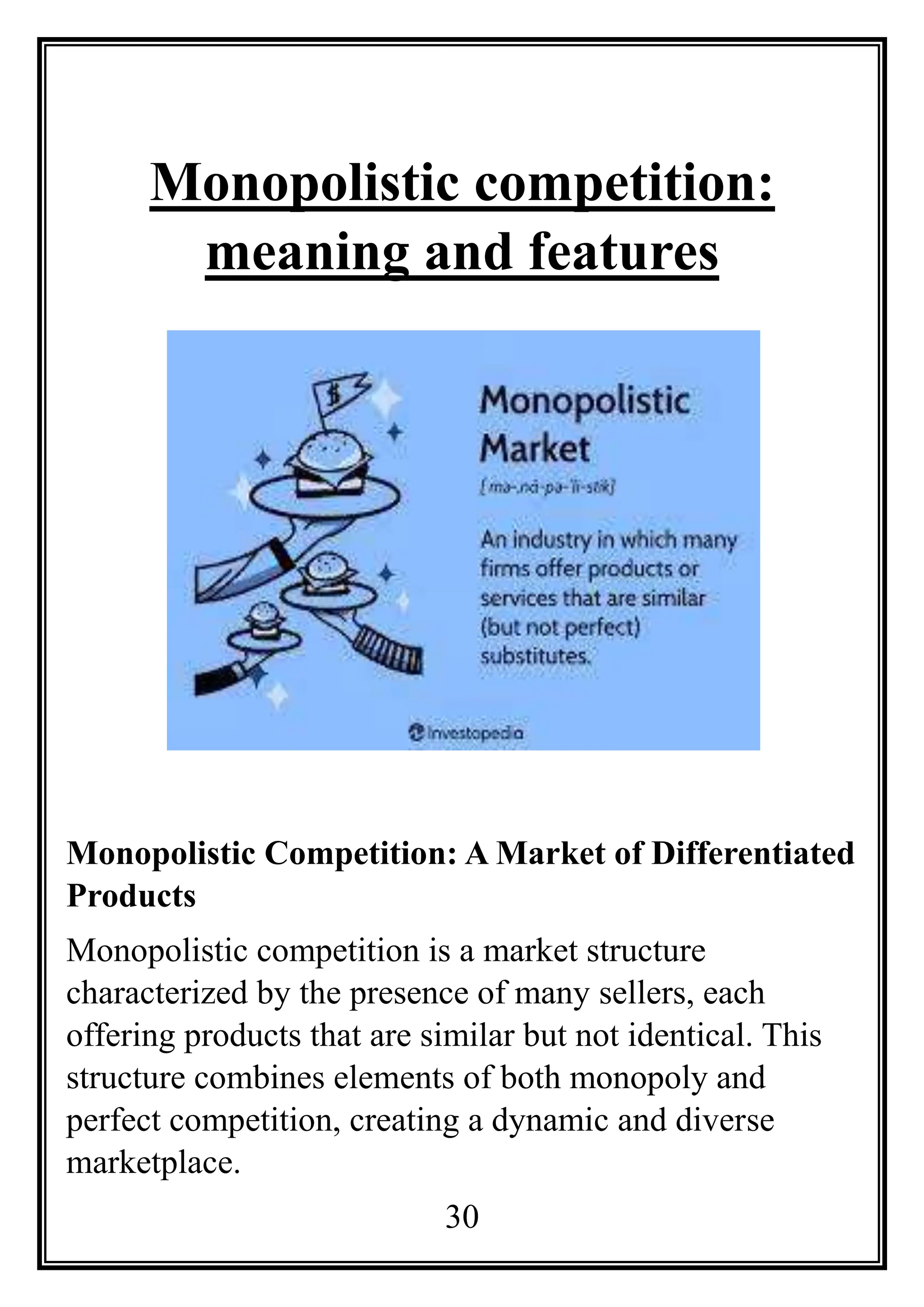 Economics Project (Main forms of Market) | DOCX