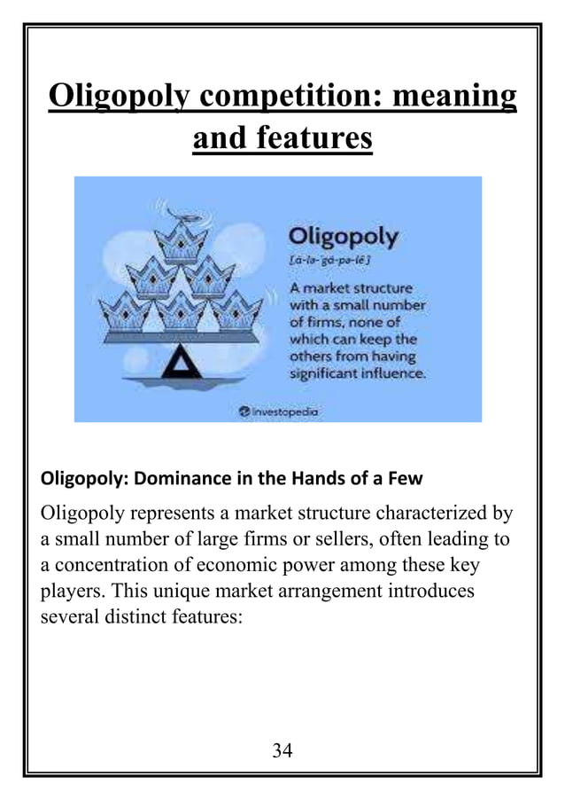 Economics Project (Main forms of Market) | DOCX