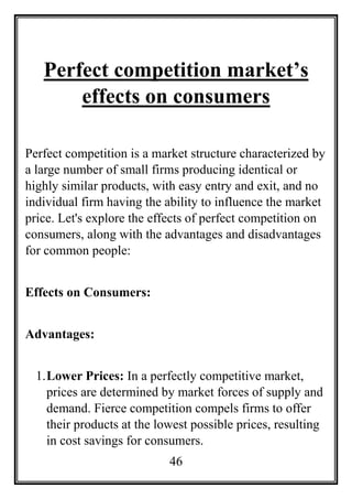 Economics Project (Main forms of Market) | DOCX