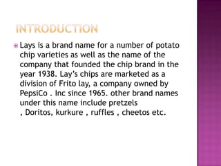 FMCG - lays | PPTX