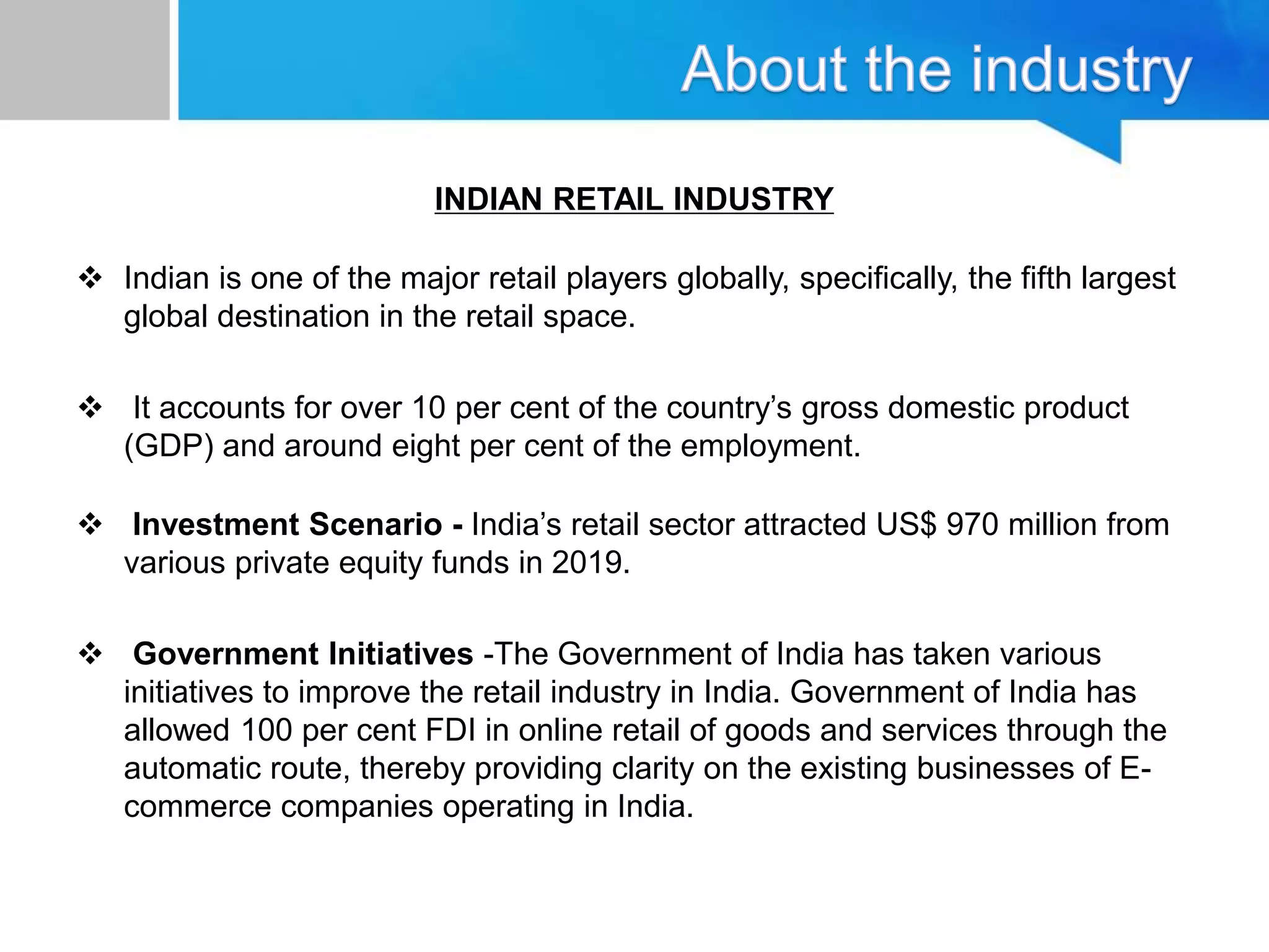 Retail Sector | PPT