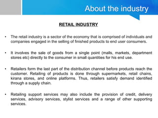 Retail Sector | PPTX