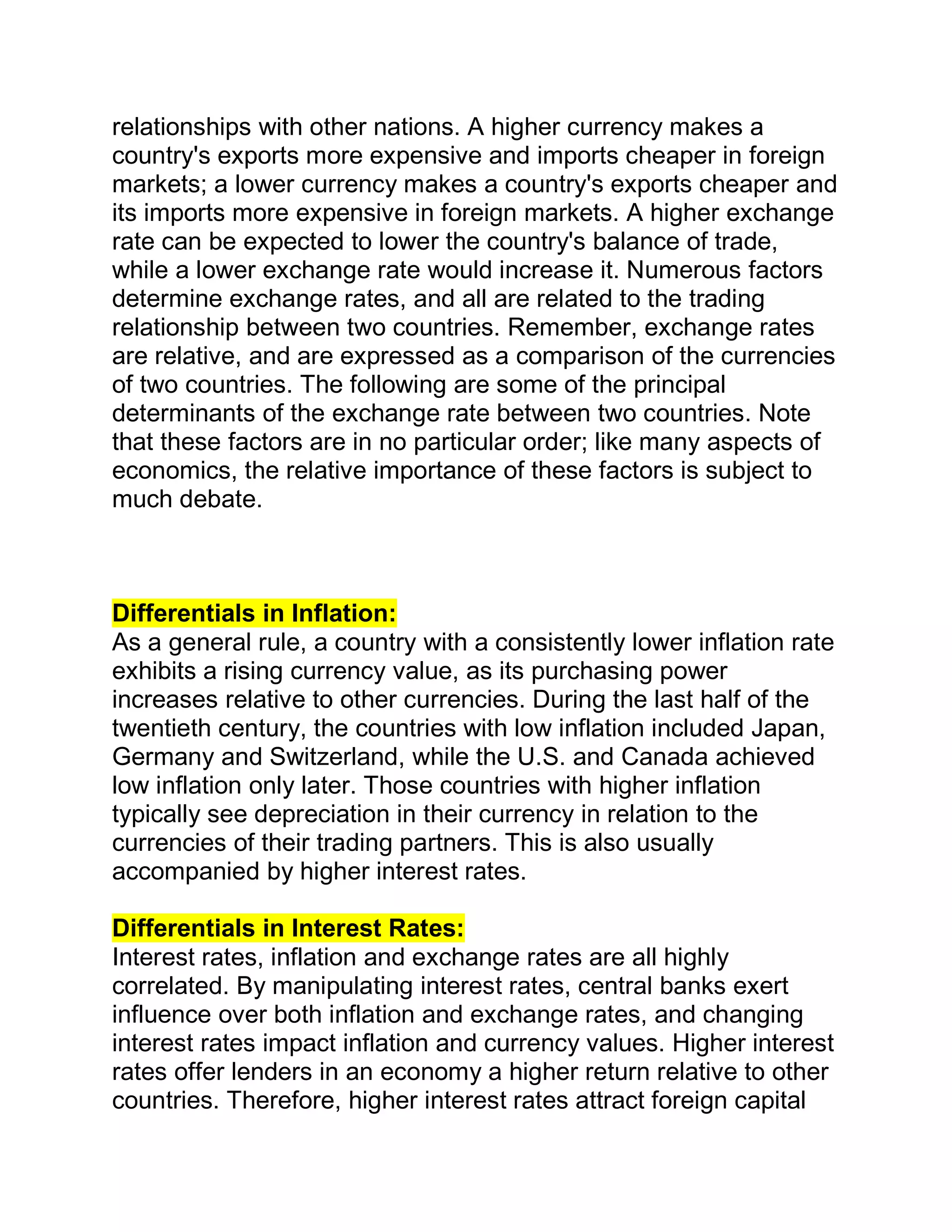 Economics Project Class 12 (Foreign Exchange Markets) | PDF