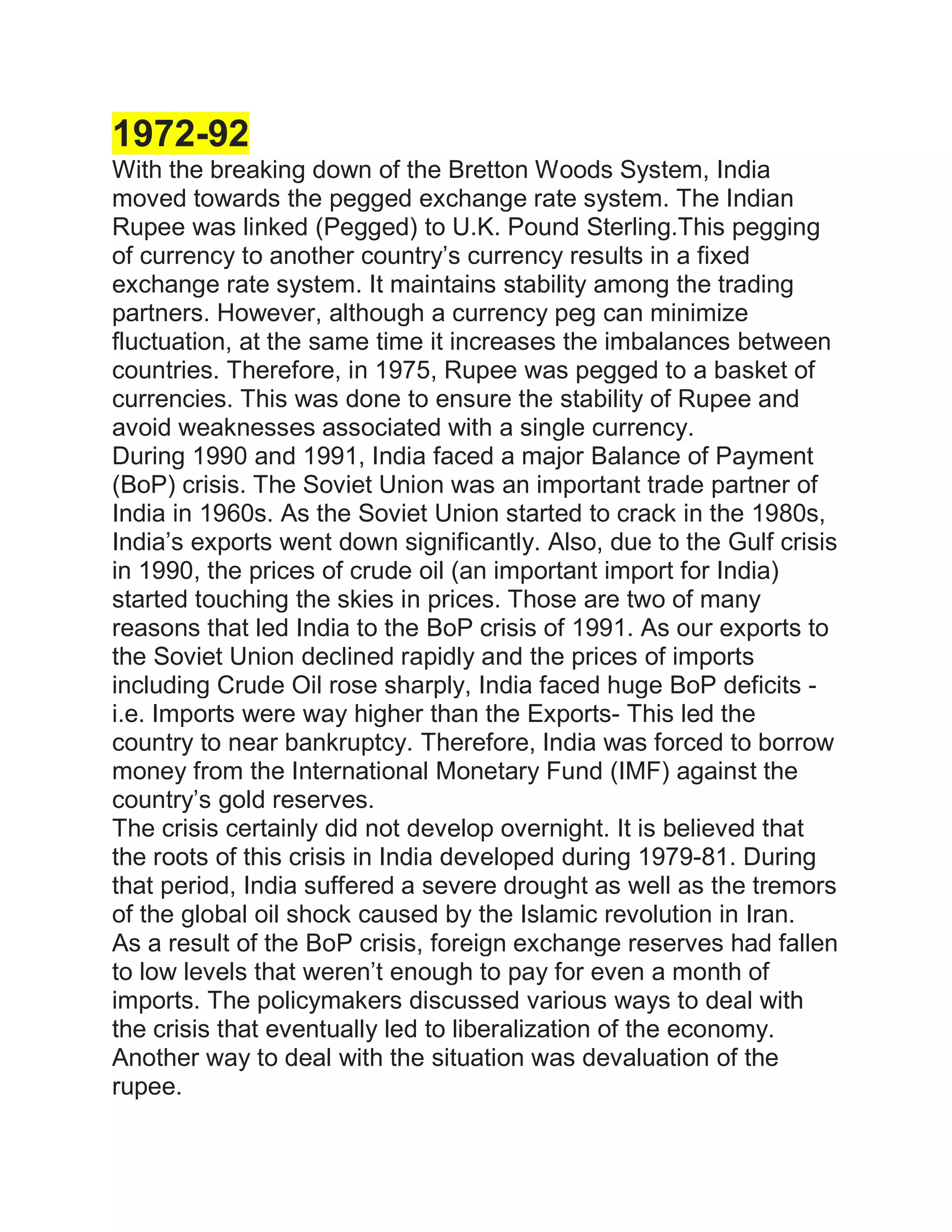 Economics Project Class 12 (Foreign Exchange Markets) | PDF