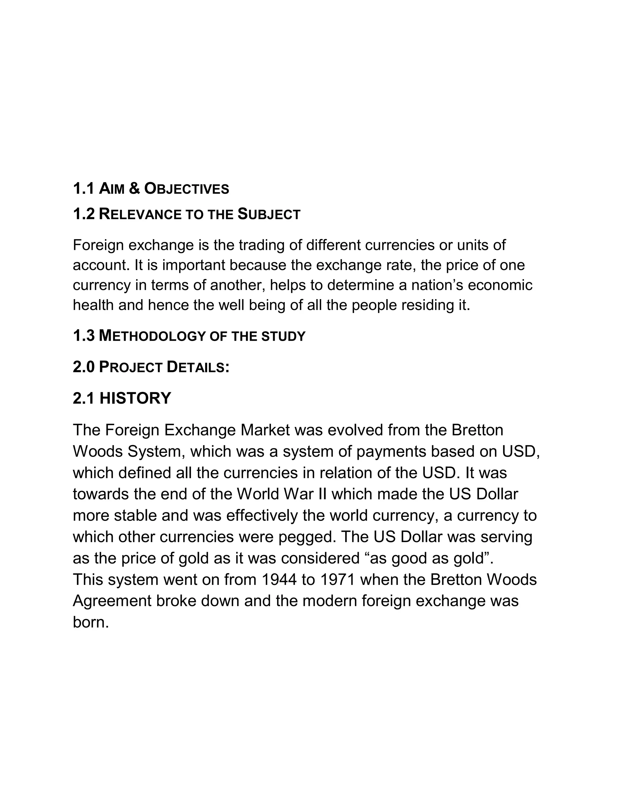 Economics Project Class 12 (Foreign Exchange Markets) | PDF