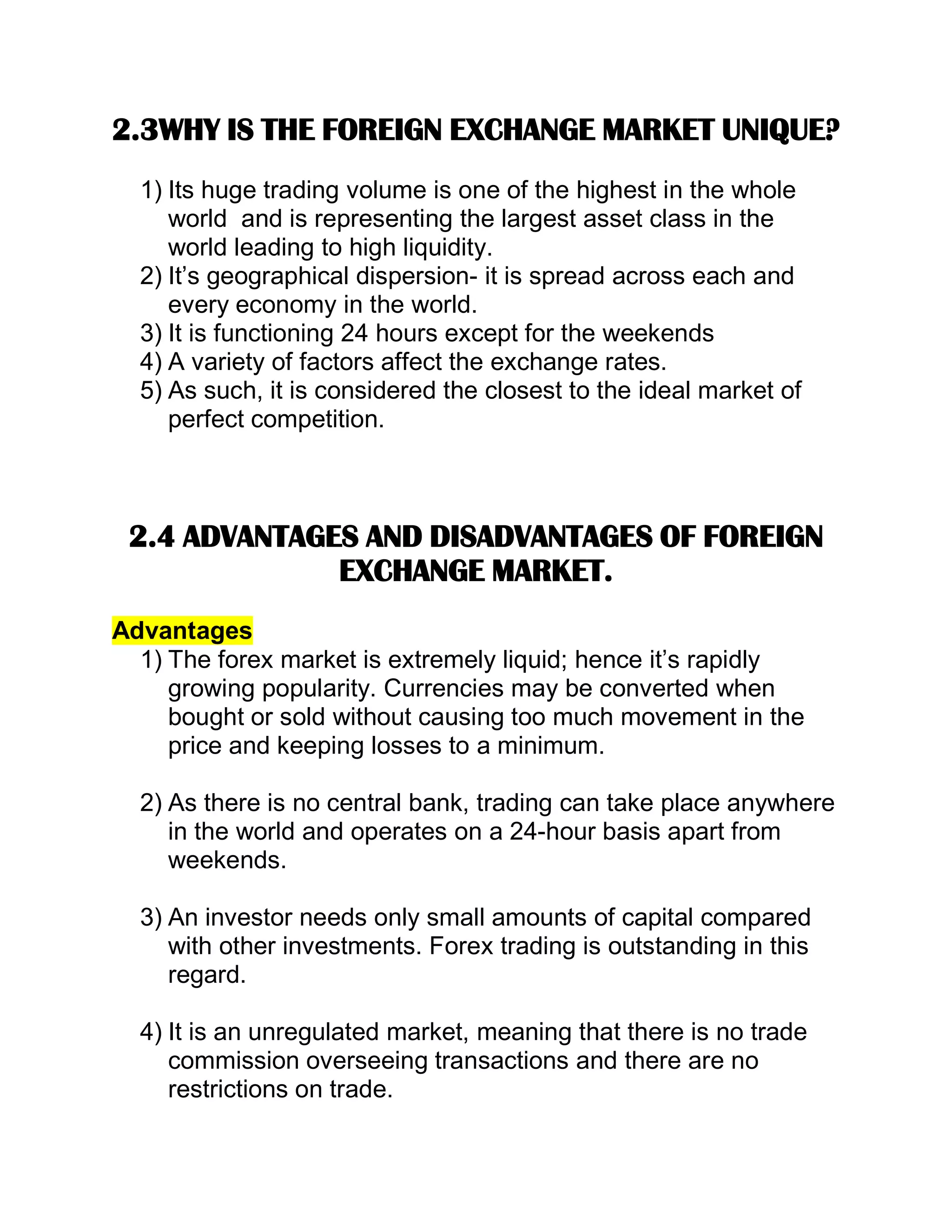 Economics Project Class 12 (Foreign Exchange Markets) | PDF