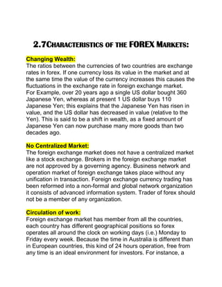 Economics Project Class 12 (Foreign Exchange Markets) | PDF | Stocks ...