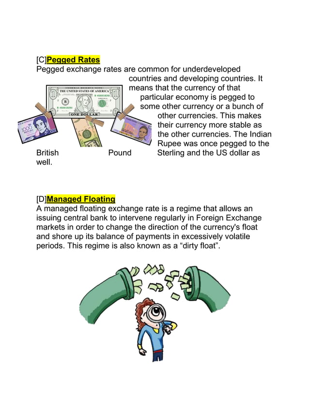 Economics Project Class 12 (Foreign Exchange Markets) | PDF | Stocks ...