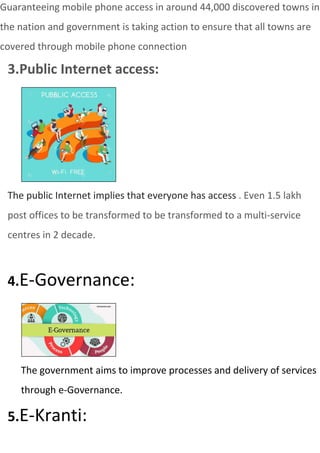 CBSE economics Project class 12 Digital India | PDF