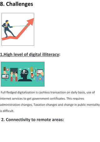 CBSE economics Project class 12 Digital India | PDF