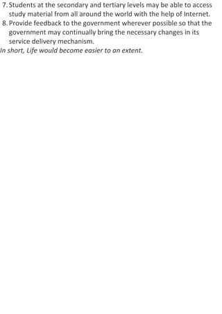 CBSE economics Project class 12 Digital India | PDF