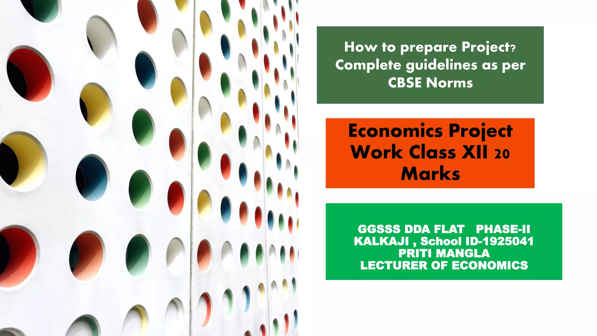 Economics project work class xii | PDF