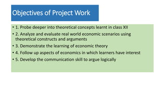 Economics project work class xii | PDF