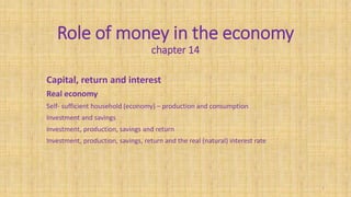 Economics role of money | PPTX