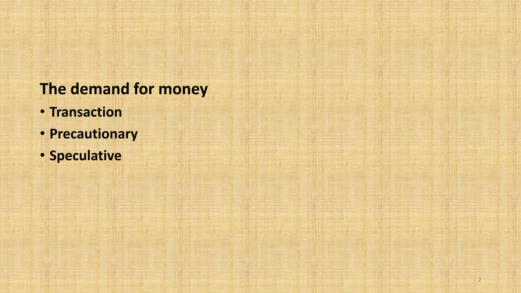 role of money in the economy | PDF