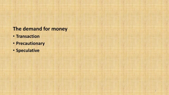 role of money in the economy | PDF