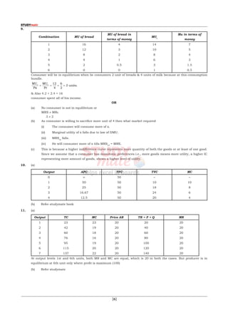 Economics Sample Paper Class 11 - Studymate | PDF