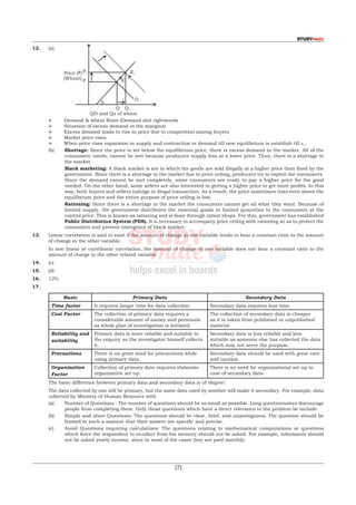 Economics Sample Paper Class 11 - Studymate | PDF