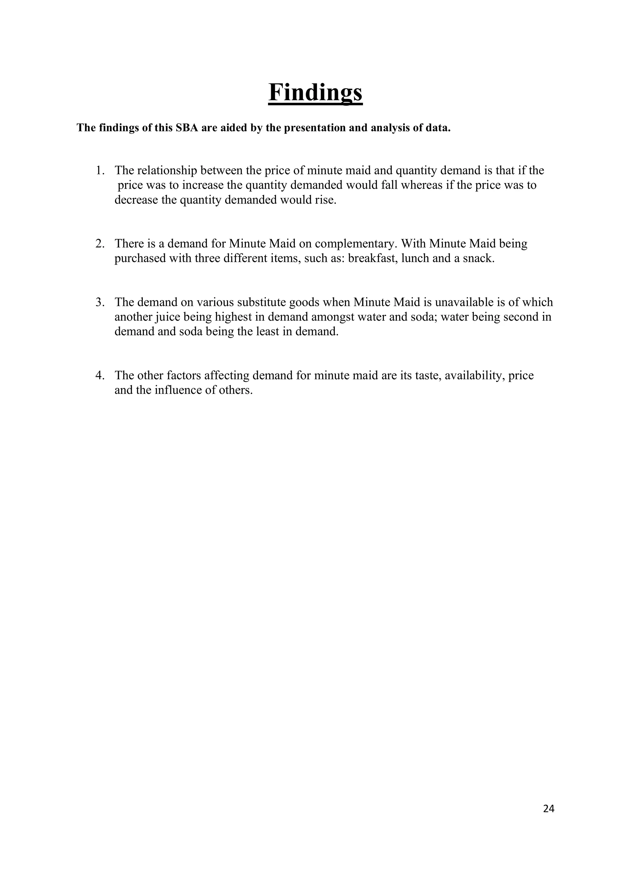 CSEC Economics SBA - Total Marks (Demand & Supply) | PDF