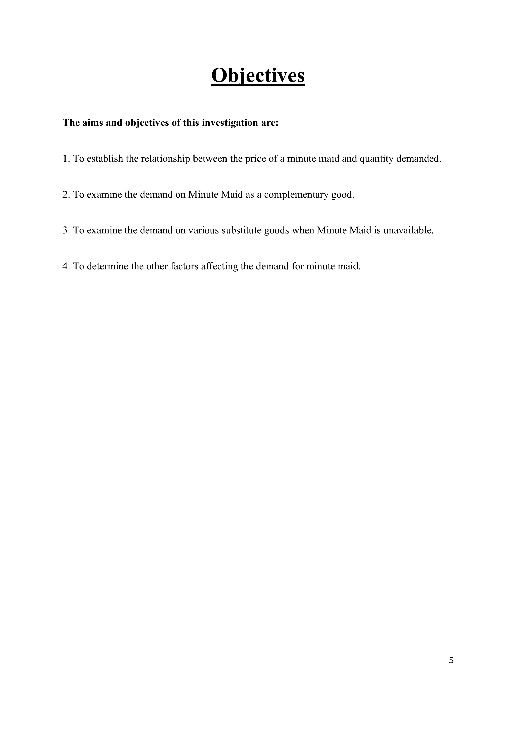 CSEC Economics SBA - Total Marks (Demand & Supply) | PDF