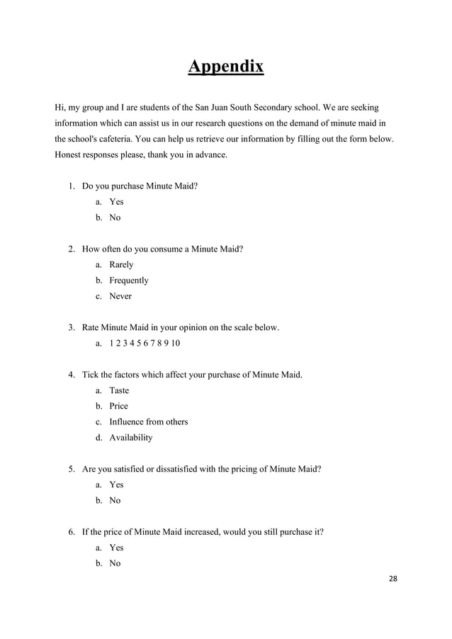 CSEC Economics SBA - Total Marks (Demand & Supply) | PDF | Educational ...
